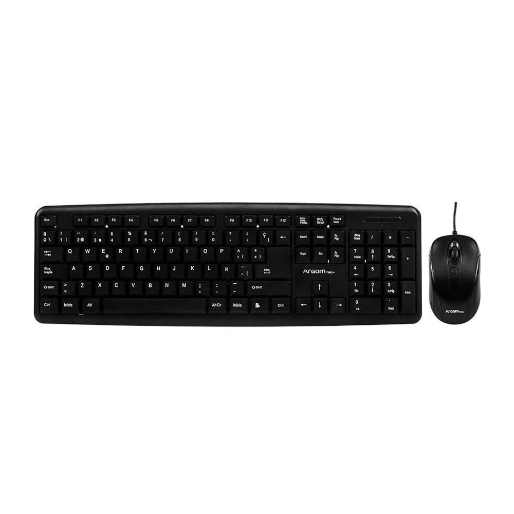 Combo Teclado Mouse USB ARGOM, Teclado y Mouse alambrico