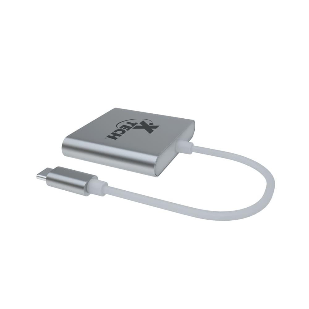 Adaptador Multipuerto USB-C XTC-565, 3 en 1, carga y transmision