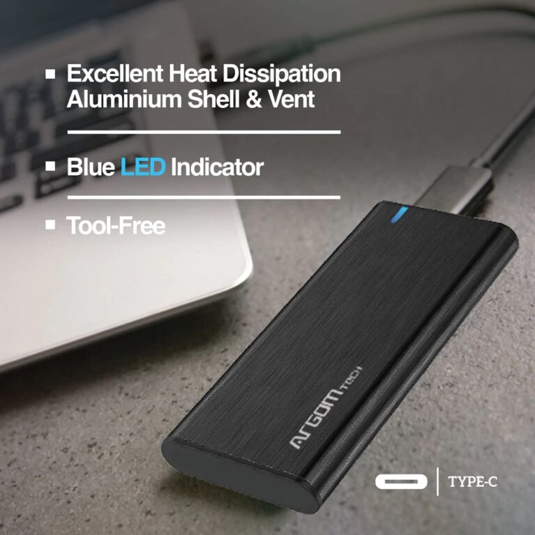 Enclosure SSD M.2 NVME USB ARGOMTECH / USB-C/USB 3.0 Enclosure SSD M.2 NVME USB ARGOMTECH / USB-C/USB 3.0