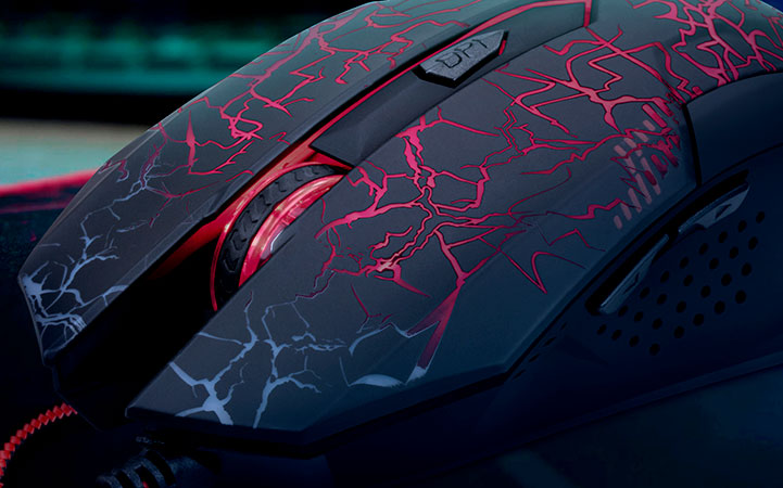 Mouse Bellixus Gaming Xtech XTM-510 - Provesersa alámbrico de 6 boton